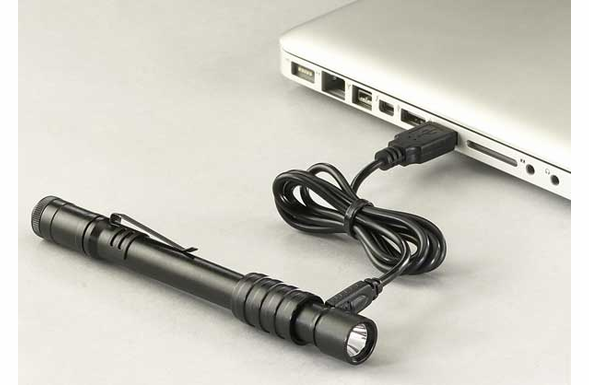 Streamlight Stylus Pro USB / AC rechargeable LED Pen Light - Black ...