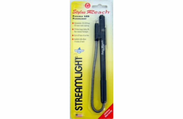 Streamlight Stylus Reach - Flexible 14" Pen Light - Black with Green ...