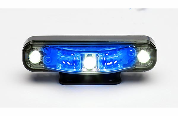 Whelen ION V-Series Universal Super-LED Light - Black Housing - Blue ...