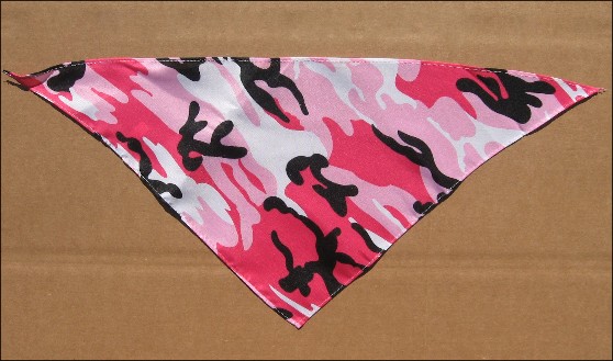 Camouflage Triangles Bandanas | Bulk Polyester Bandanas