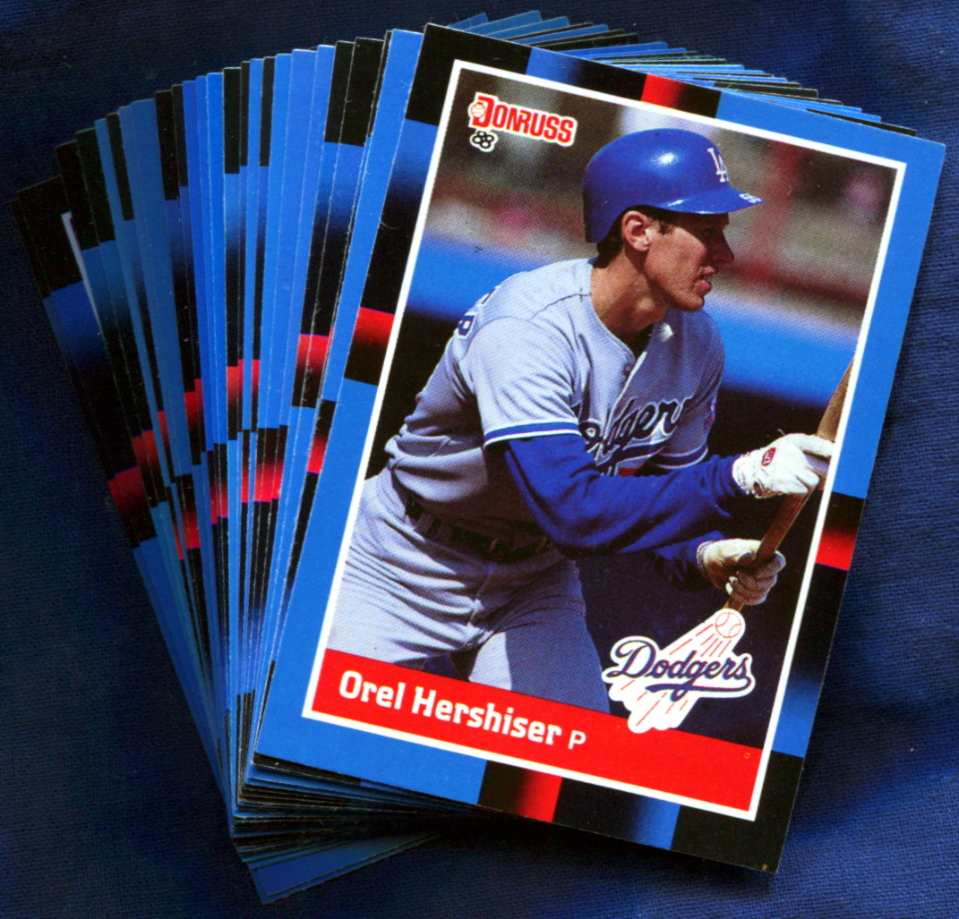 1988 Donruss Los Angeles Dodgers Baseball Cards Team Set