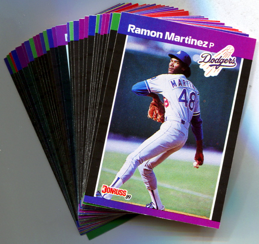 1989 Donruss Los Angeles Dodgers Baseball Cards Team Set
