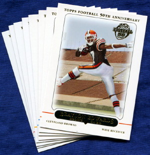 2005 Topps Cleveland Browns NFL Football Cards Team Set