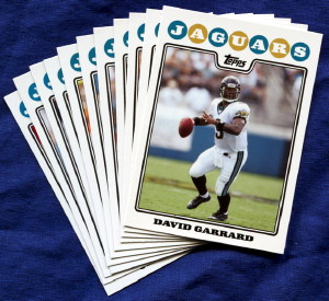 2008 Topps Jacksonville Jaguars NFL Football Cards Team Set