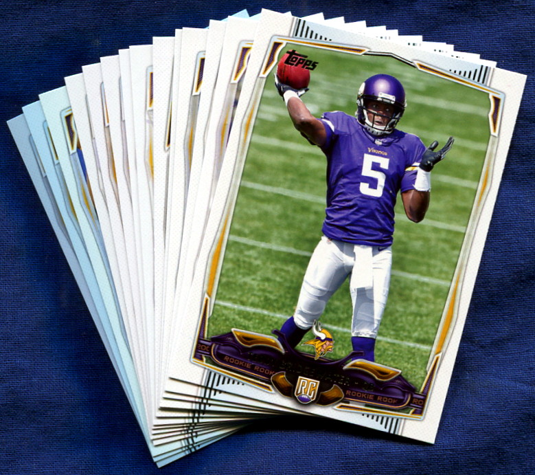 2014 Topps Minnesota Vikings NFL Football Card Team Set