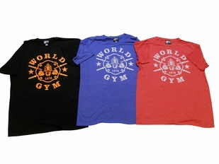 World Gym Apparel: Stringer Tanks | Muscle Shirts | Tank Tops For Men