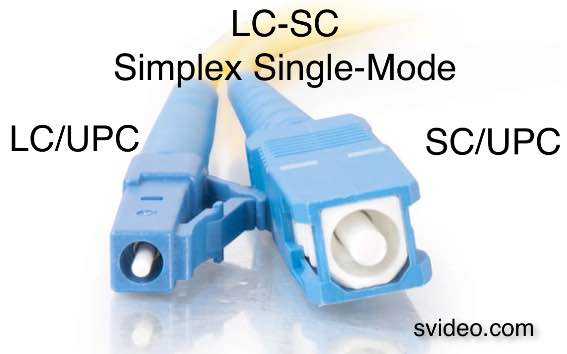 2m LC-SC 9-125 OS1 Simplex Singlemode PVC Fiber Optic Cable - Red