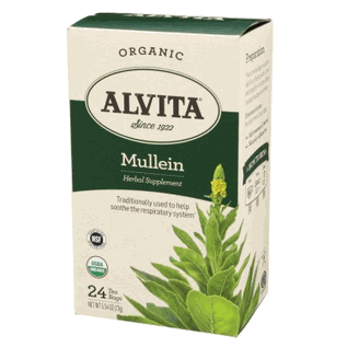 Alvita Teas - Mullein Leaf Tea Organic 24 bag-OUT OF STOCK -- VitaGlo