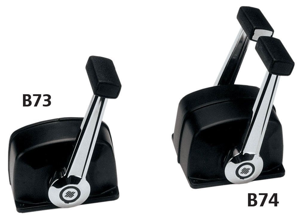 Uflex Single Lever Dual Engine Top Mount Control with Trim Switch B79