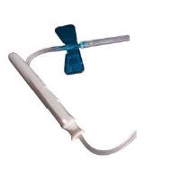 Blood Collection Set 21gx3/4" 12" Wing Safety Luer w/ Holder Blue 50/Bx ...