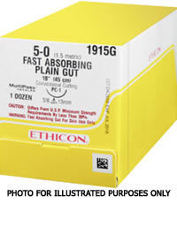 Ethicon Suture, Taper Point, Size 3-0, 27", Needle XLH, ½ Circle, 2 dz ...