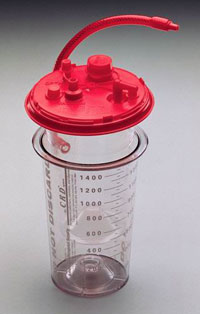 Liner Suction Canister Medi-Vac CRD 3000mL W/ Lid NS, Each Cardinal 65651-530