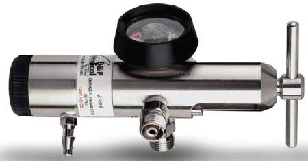Oxygen Pressure Regulator Dial-In Click-Style 0 - 25 LPM Allied ...