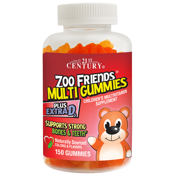 ZOO FRIENDS MULTI W/ XTRA D 150/pack 21st Century 740985275108