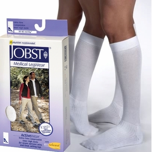 Jobst ActiveWear Athletic Compression Socks, Knee High (30-40mmHg)