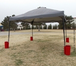 Heavy Duty Red Canopy Tent Sandbags 4 Pack