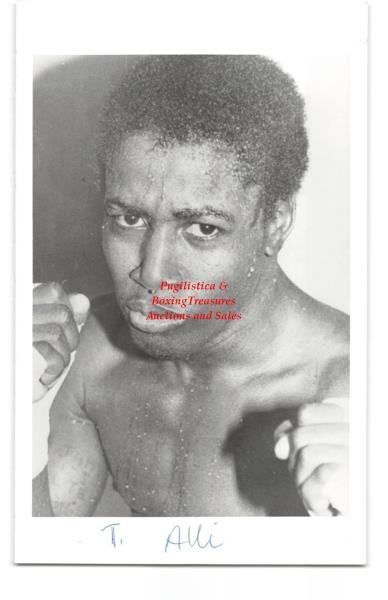 c. 1980's TERRENCE ALLI Vintage Boxing Photograph JR. WELTERWEIGHT CONTENDER
