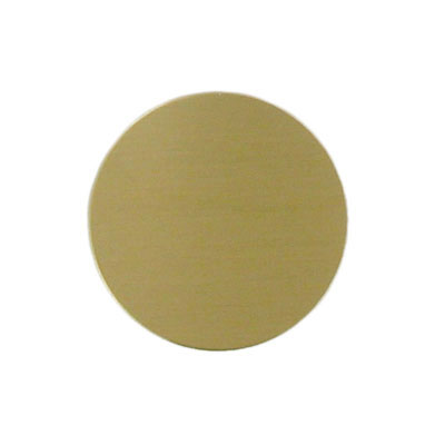 2 Inch Gold Satin Brass Plated Disc