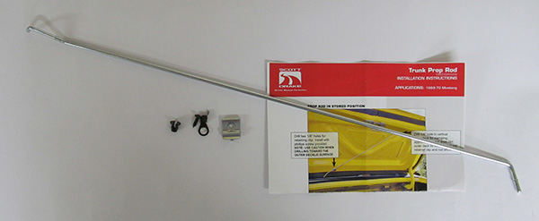 1969-70 Mustang Trunk Lid Support Rod