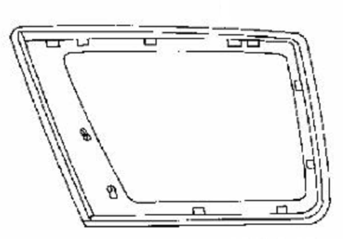 Rear Quarter Glass Passenger Right Side Ford Explorer 4 Door Utility ...