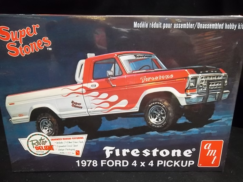 AMT 858/12 -- 'Firestone' 1978 Ford 4x4 Pickup 1:25