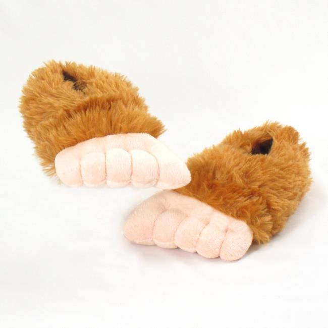 Wishpets Youth/Adult Sasquatch Big Foot Slippers