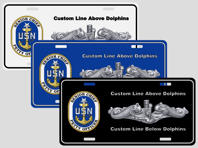 Custom Senior Chief Petty Officer License Plate
