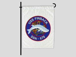 SSN-670 USS Finback Insignia Flag
