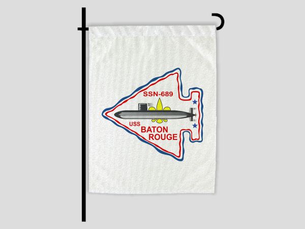 SSN-689 USS Baton Rouge Insignia Flag