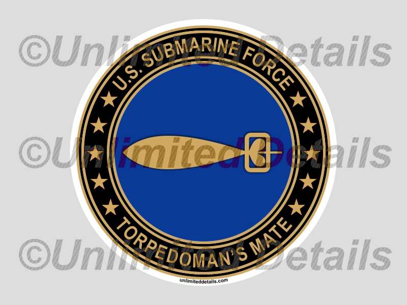 Torpedoman's Mate (TM) Insignia Decal
