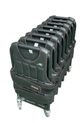VR8 Vest Rack™ (long) Club Vest™ Package, wheeled storage system for ...