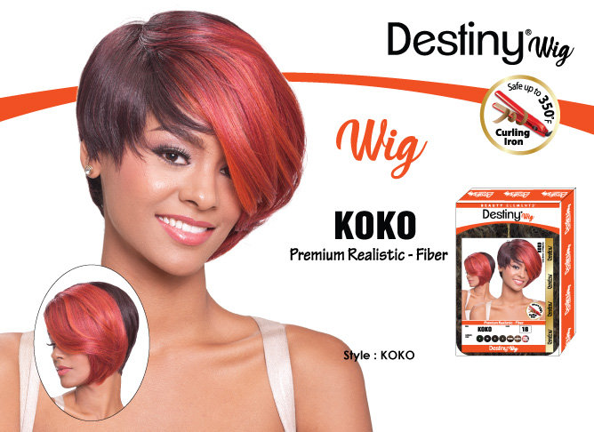 Bijoux Destiny Premium Realistic Fiber Synthetic Wig KOKO (NEW!!!)