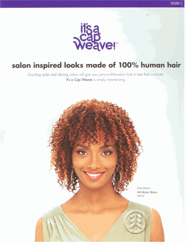 It's a Cap Weave Human Hair Wig