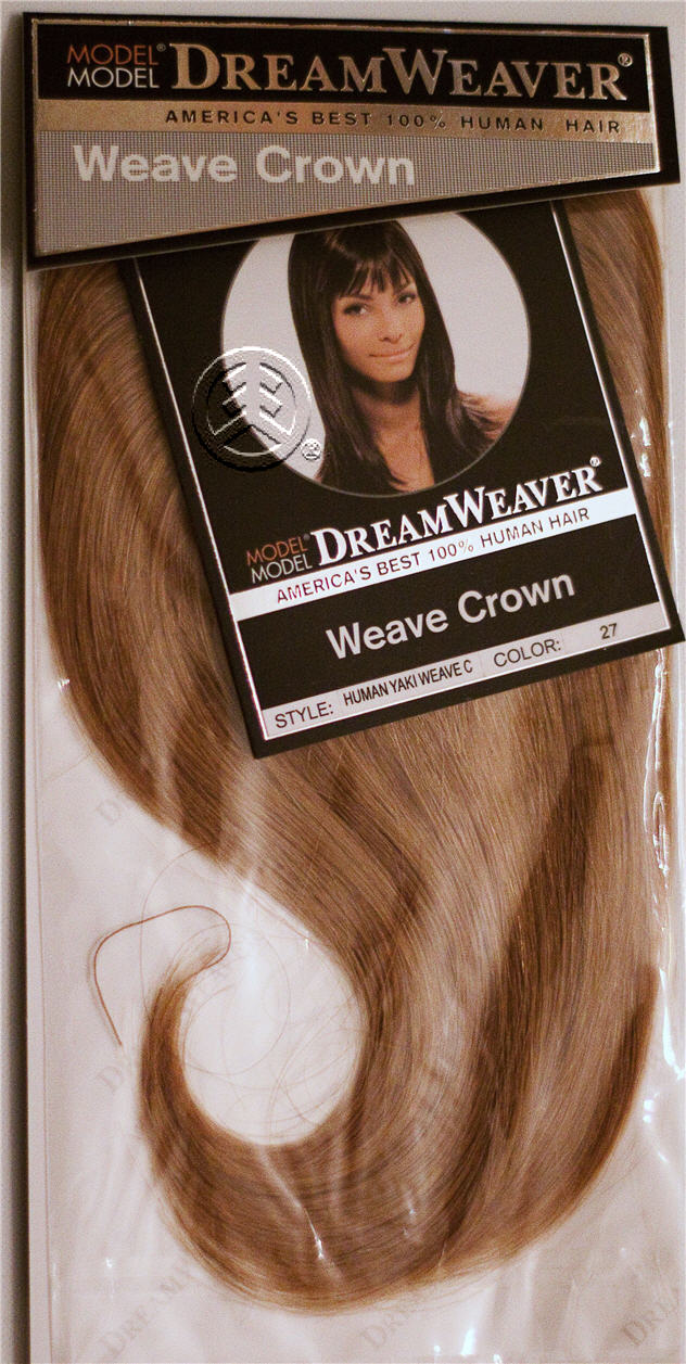 Model Model Dream Weaver 100% Human Hair Yaky Weave Crown Closure - 100 ...