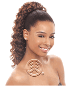 Janet Collection Noir Every Time Drawstring Ponytail