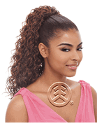 Janet Collection Noir Every Time Drawstring Ponytail