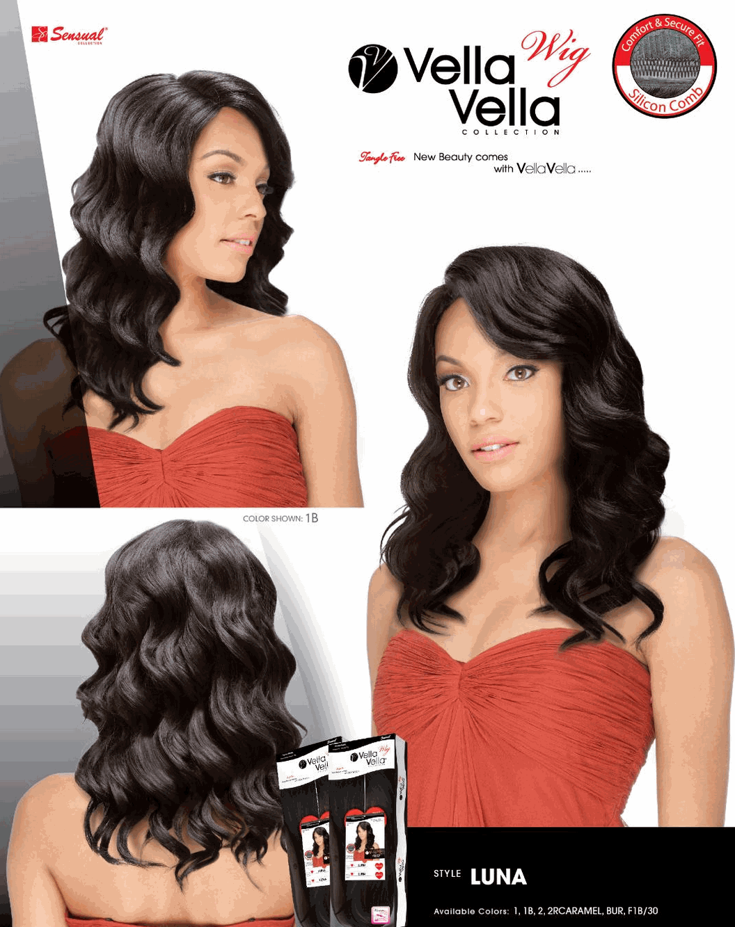 Sensual Vella Vella Collection Premium Synthetic Wig LUNA