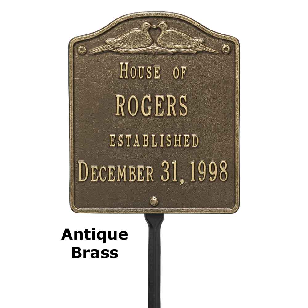 Dove Wedding Plaque by Whitehall - Free Shipping