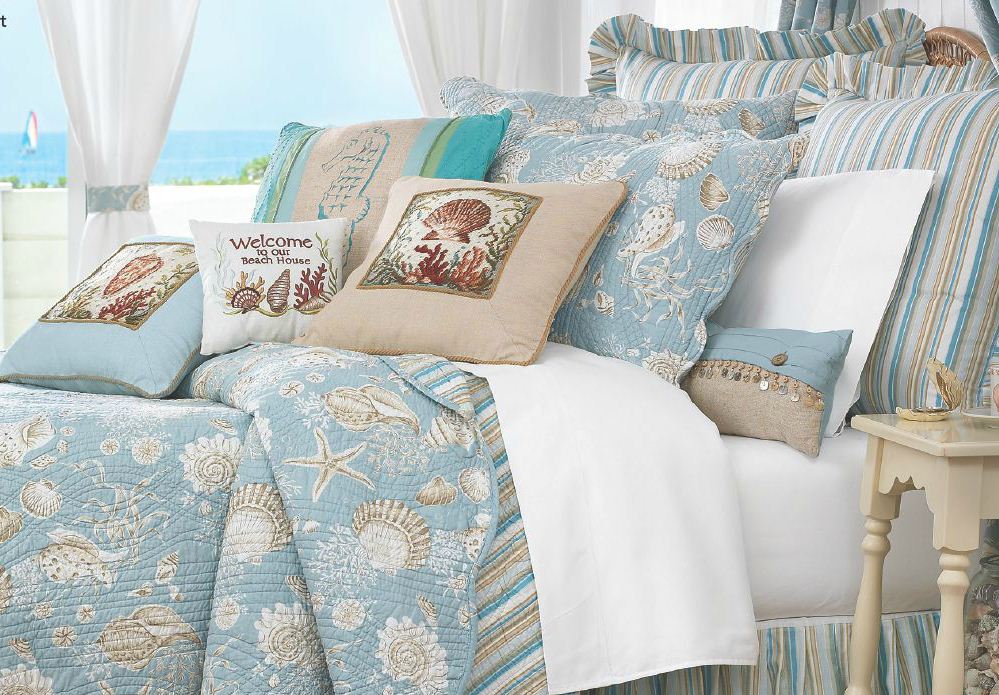 Natural Shells 5 or 7-Piece Quilt Value Set