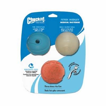 Chuckit! Fetch Medley Balls 3-Pack at FreshMarine.com