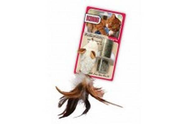 FreshMarine Offers Kong Refillable Catnip Feather Mouse Cat Toy