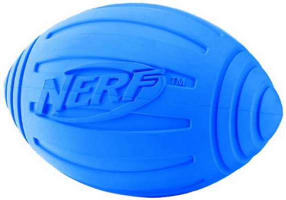 Nerf Dog Ridged Squeaker Football at FreshMarine.com