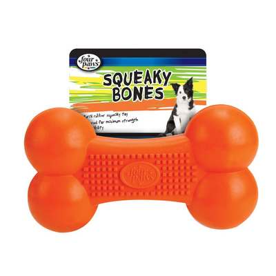 Squeaky Bones Rubber Toy at FreshMarine.com