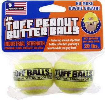 Tuff Balls Peanut Butter Flavored Dog Toys (2 Pack) at FreshMarine.com