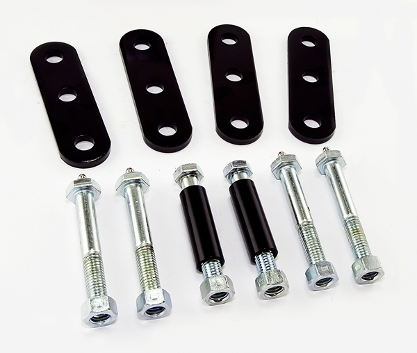 1826506 HD Front Leaf Spring Shackles, 76-86 Jeep CJ Models by Rugged ...