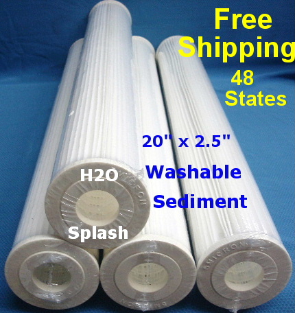 Pleated Sediment Filter - 20 inch x 2.75 inch-4