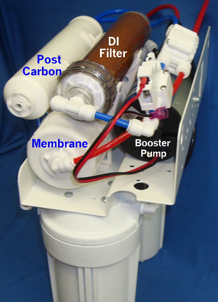 Reverse Osmosis 5 Stage + DI +Booster Pump + Permeate Pump without Tank ...