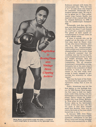 Boxing News Clipping #1329 - Davey Moore, Carmen Basilio vs. Sugar Ray ...