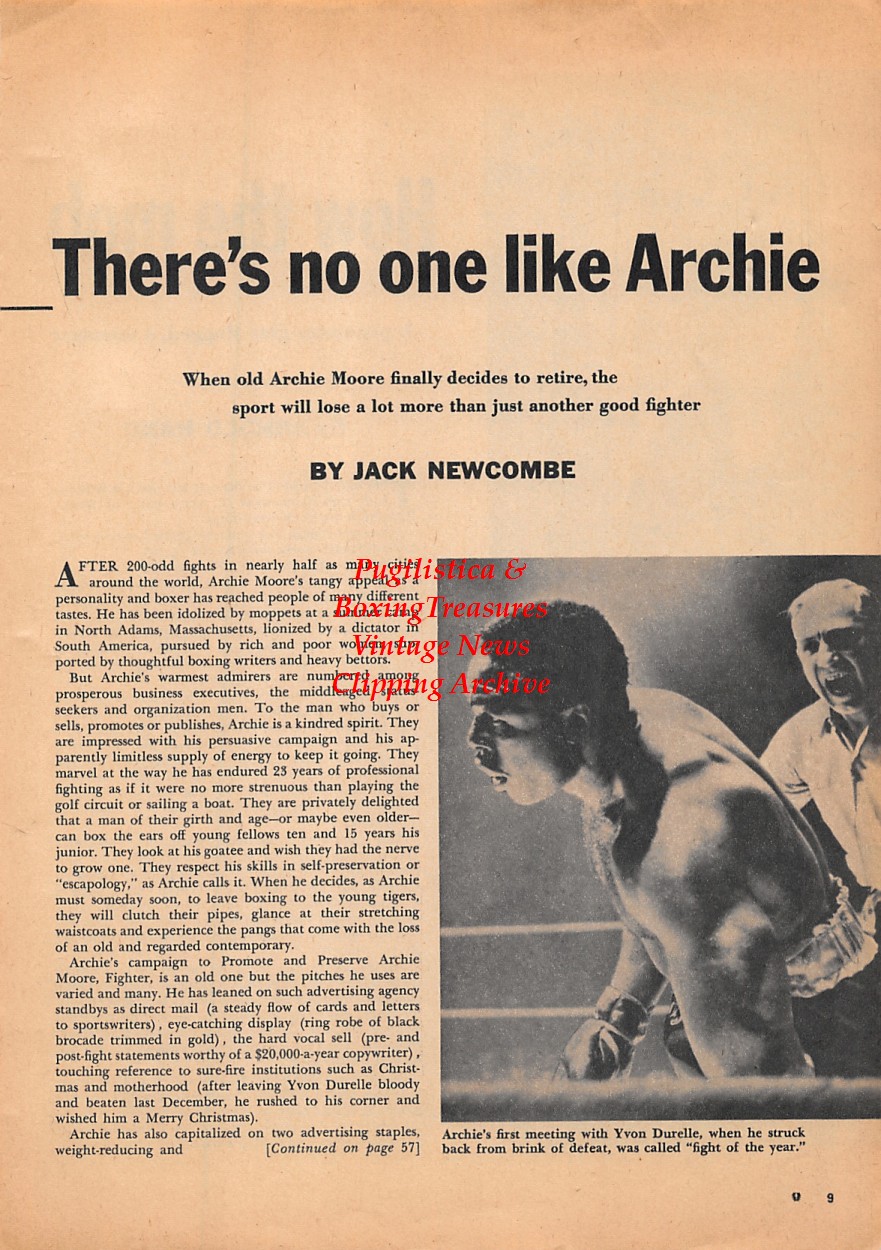 Boxing News Clipping #1577 - Frankie Carbo, Don Jordan, Virgil Akins ...