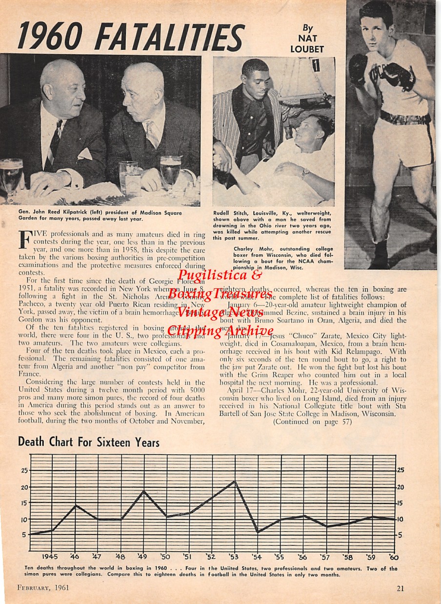 Boxing News Clipping #1590 - John Reed Kilpatrick, Rudell Stitch ...